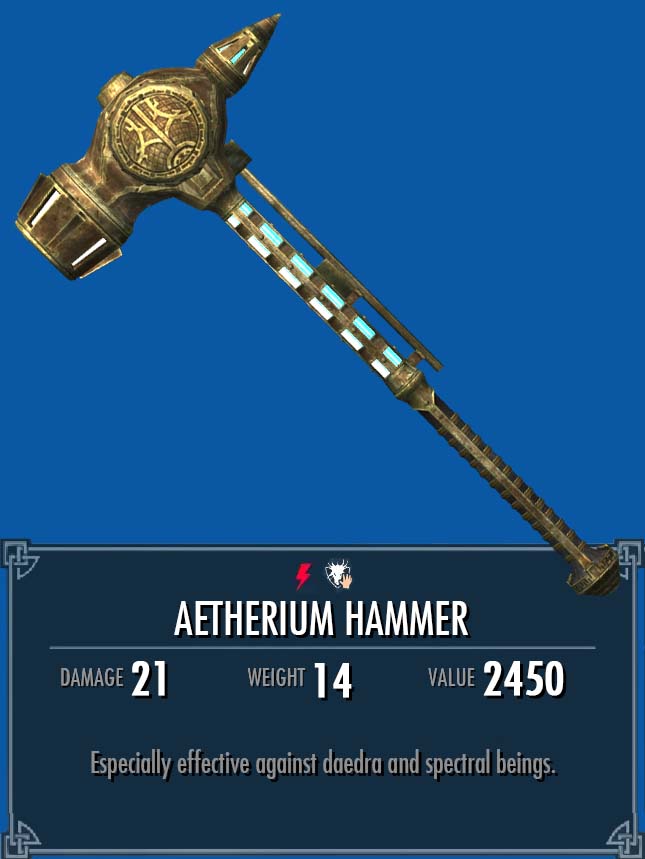 Aetherium Hammer Legacy Of The Dragonborn Fandom