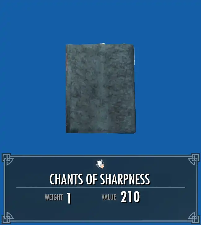 Chants of Sharpness | Legacy of the Dragonborn | Fandom
