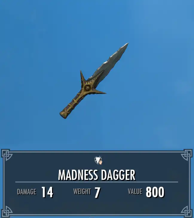 Madness Dagger | Legacy of the Dragonborn | Fandom