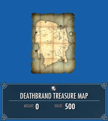 Deathbrand Treasure Map | Legacy of the Dragonborn | Fandom