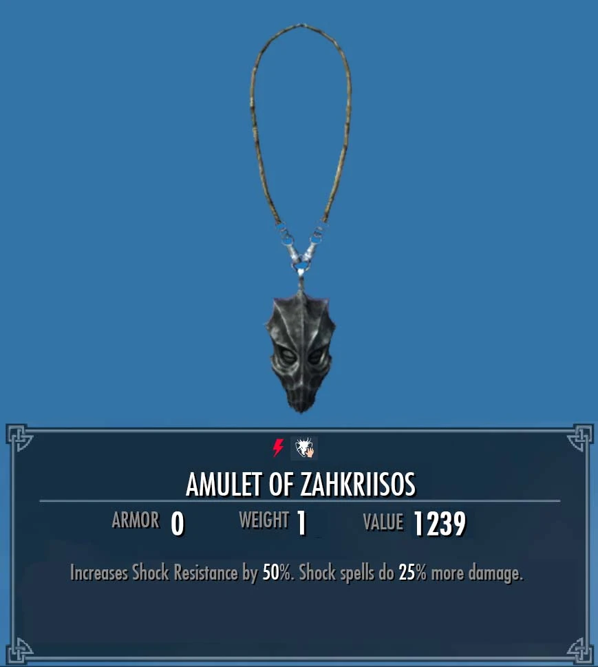 Amulet of Zahkriisos | Legacy of the Dragonborn | Fandom