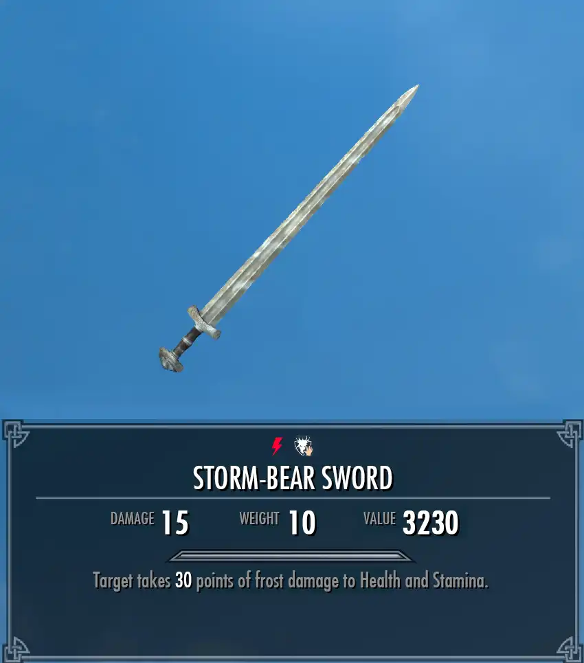 Storm-Bear Sword | Legacy of the Dragonborn | Fandom