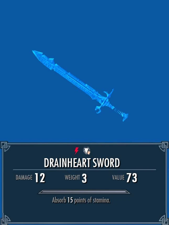 Drainheart Sword | Legacy of the Dragonborn | Fandom