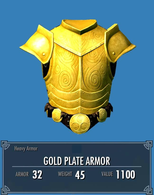 Gold Plate Armor | Legacy of the Dragonborn | Fandom