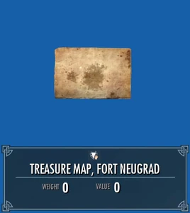 Treasure Map, Fort Neugrad | Legacy of the Dragonborn | Fandom