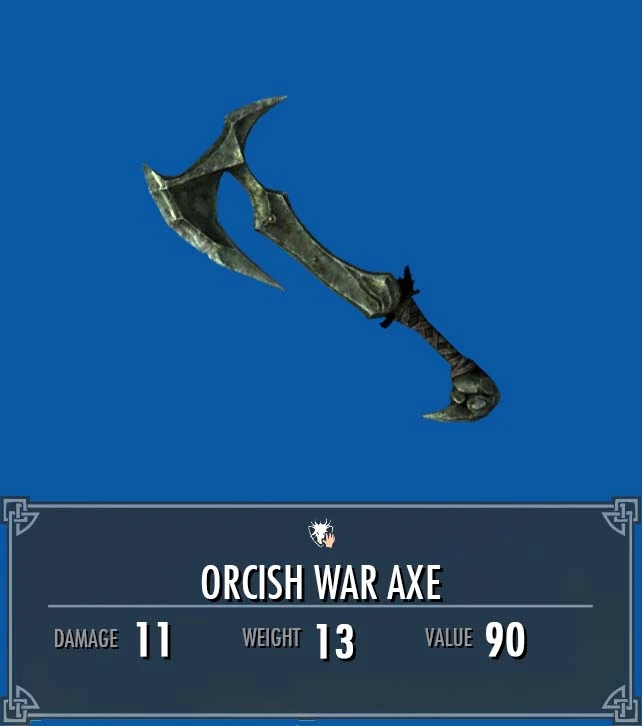 Orc Axe Skyrim
