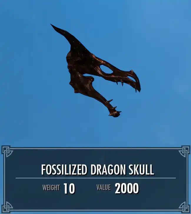 Fossilized Dragon Skull | Legacy of the Dragonborn | Fandom