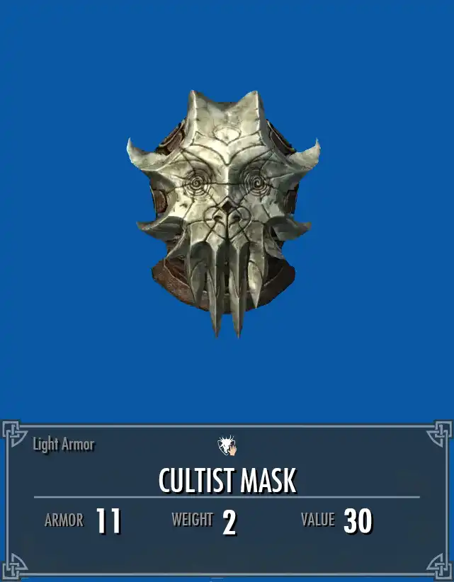 Cultist Mask | Legacy of the Dragonborn | Fandom