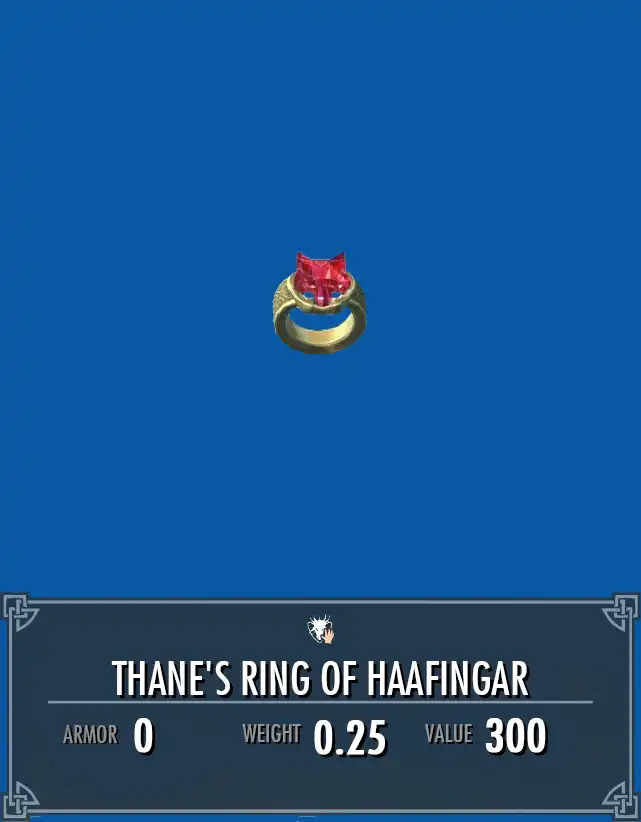 Thane's Ring of Haafingar | Legacy of the Dragonborn | Fandom