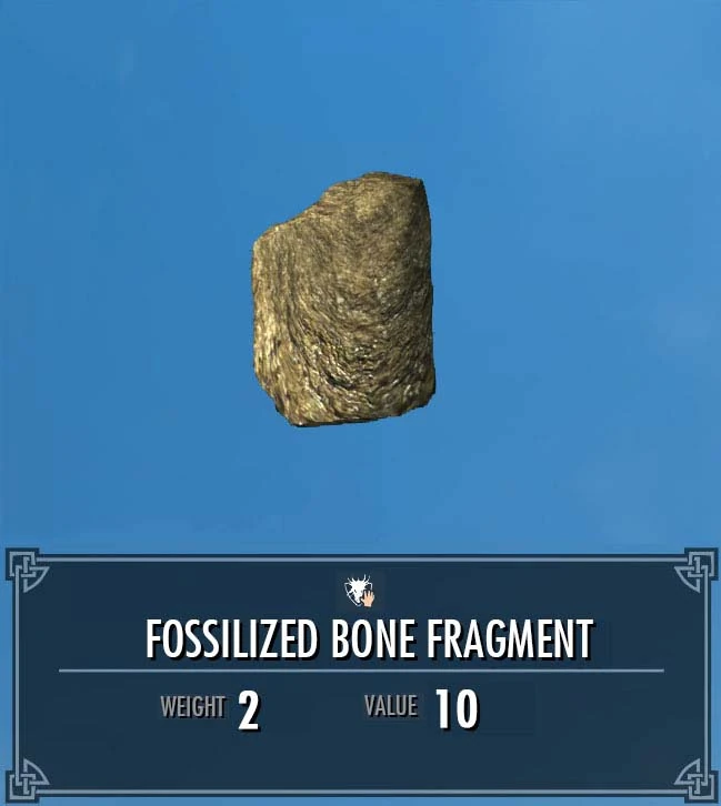 Fossilized Bone Fragment | Legacy of the Dragonborn | Fandom