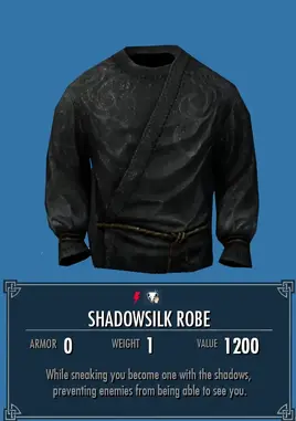 Shadowsilk Robe | Legacy of the Dragonborn | Fandom