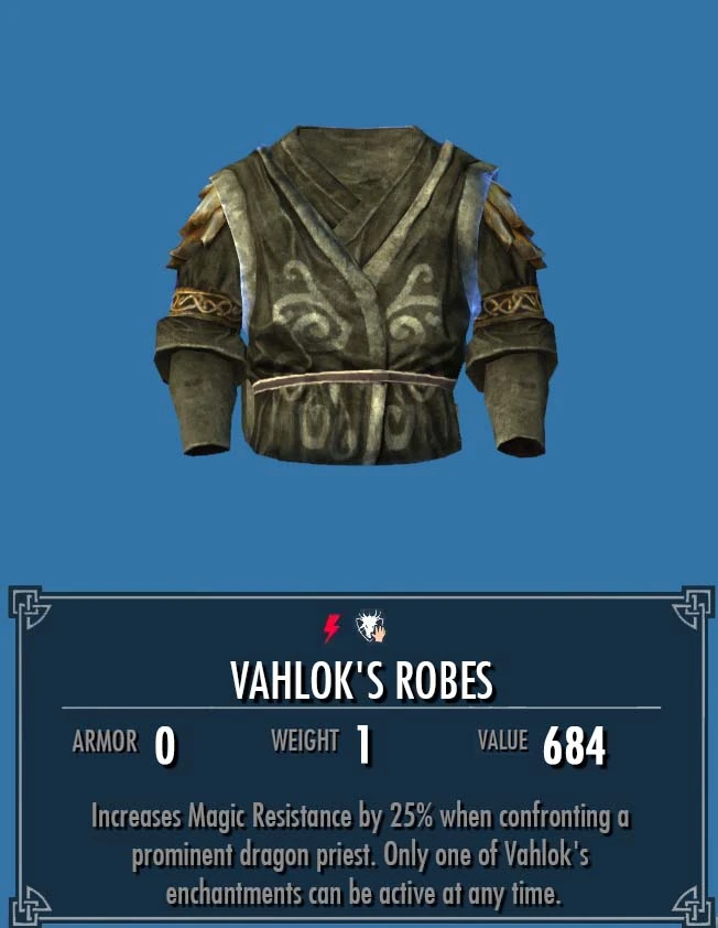 Vahlok's Robes | Legacy of the Dragonborn | Fandom