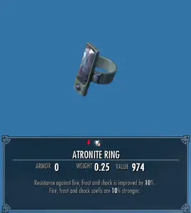 Atronite Ring | Legacy of the Dragonborn | Fandom