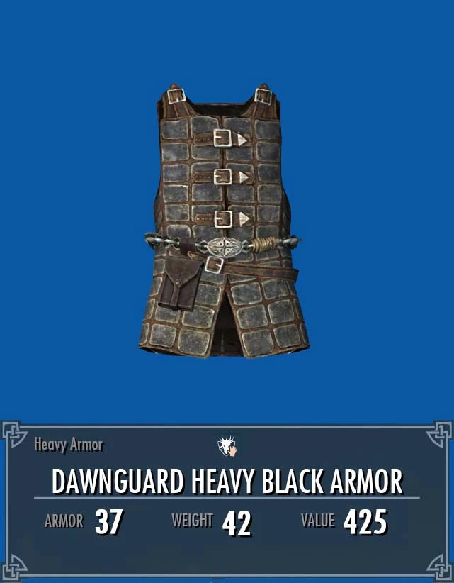 Dawnguard Heavy Black Armor | Legacy of the Dragonborn | Fandom