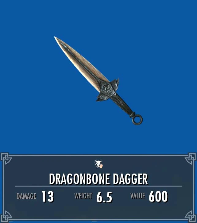 Dragonbone Dagger | Legacy of the Dragonborn | Fandom