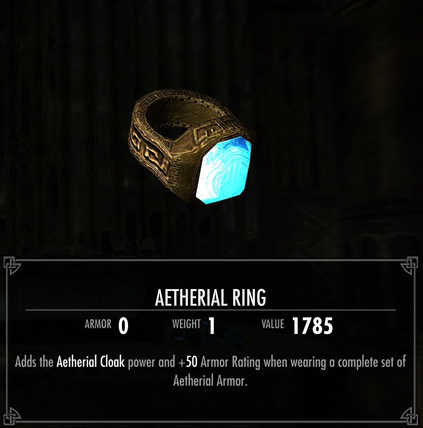 Aetherial Ring (Tools of Kagrenac) | Legacy of the Dragonborn | Fandom