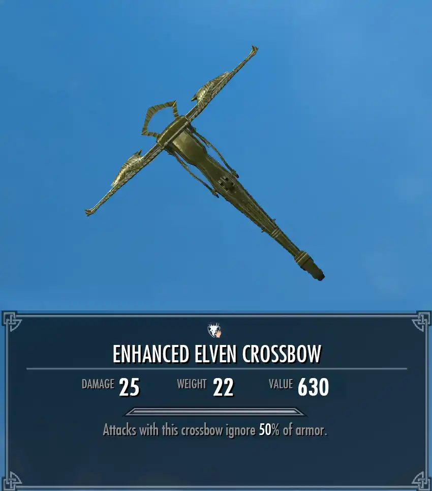 Enhanced Elven Crossbow | Legacy of the Dragonborn | Fandom