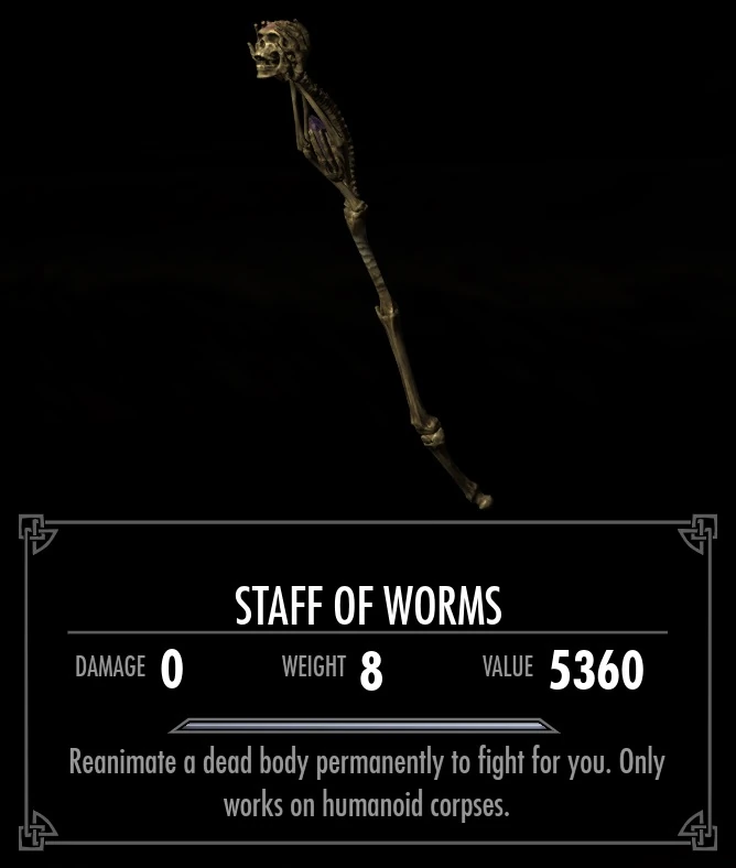 Staff of Worms (Path of the Revenant) | Legacy of the Dragonborn | Fandom