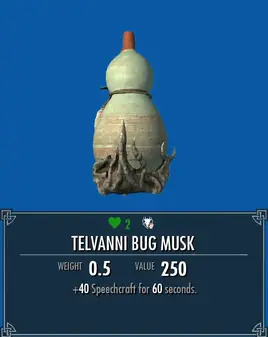Telvanni Bug Musk | Legacy of the Dragonborn | Fandom