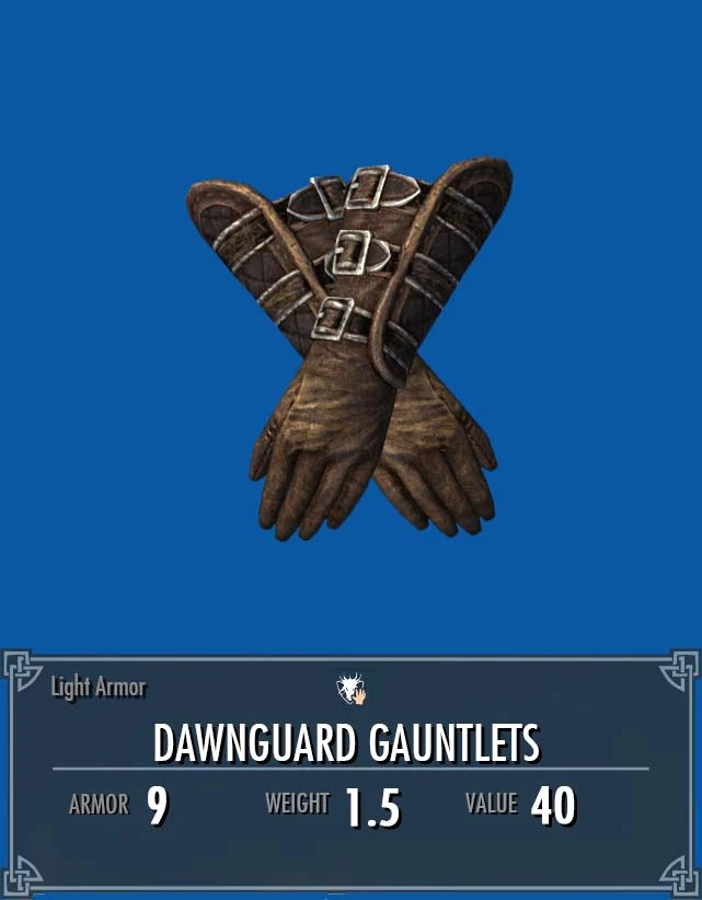 Dawnguard Gauntlets | Legacy of the Dragonborn | Fandom