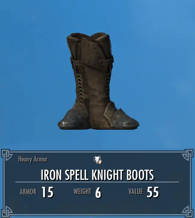 Iron Spell Knight Boots | Legacy of the Dragonborn | Fandom