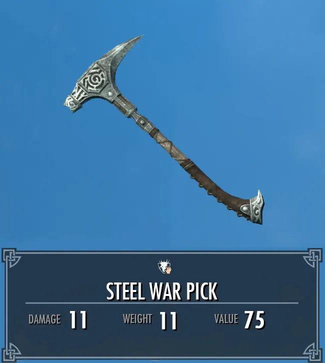 Steel War Pick | Legacy of the Dragonborn | Fandom