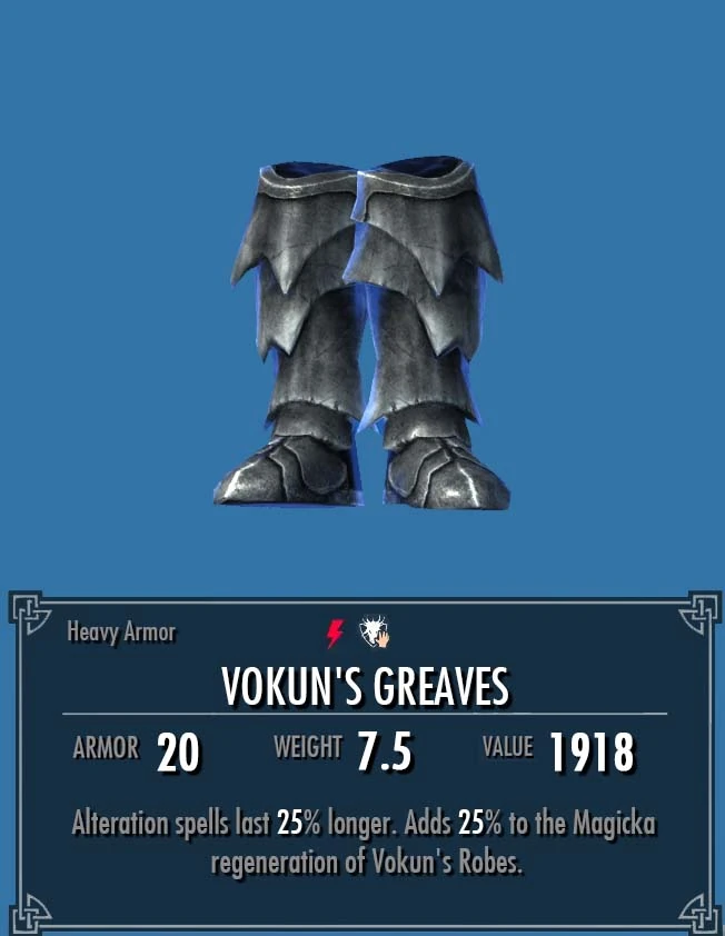 Vokun's Greaves | Legacy of the Dragonborn | Fandom