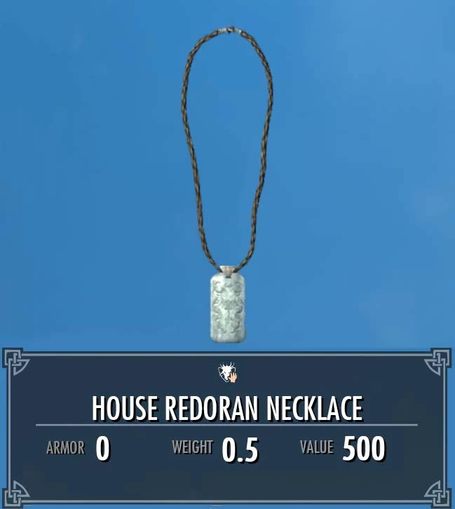 House Redoran Necklace | Legacy of the Dragonborn | Fandom