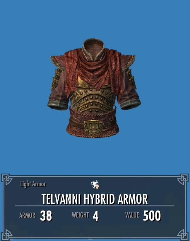 Telvanni Hybrid Armor | Legacy of the Dragonborn | Fandom