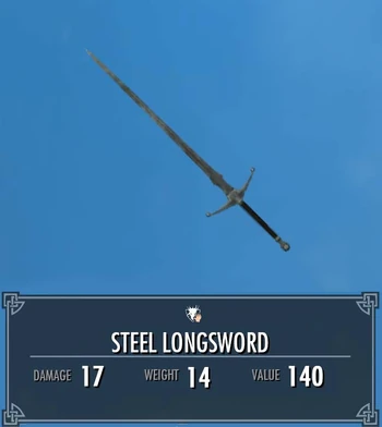 Steel Longsword | Legacy of the Dragonborn | Fandom