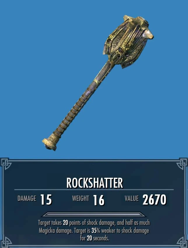 Rockshatter (More Interesting Loot) | Legacy of the Dragonborn | Fandom