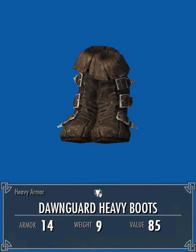 Dawnguard Heavy Boots | Legacy of the Dragonborn | Fandom