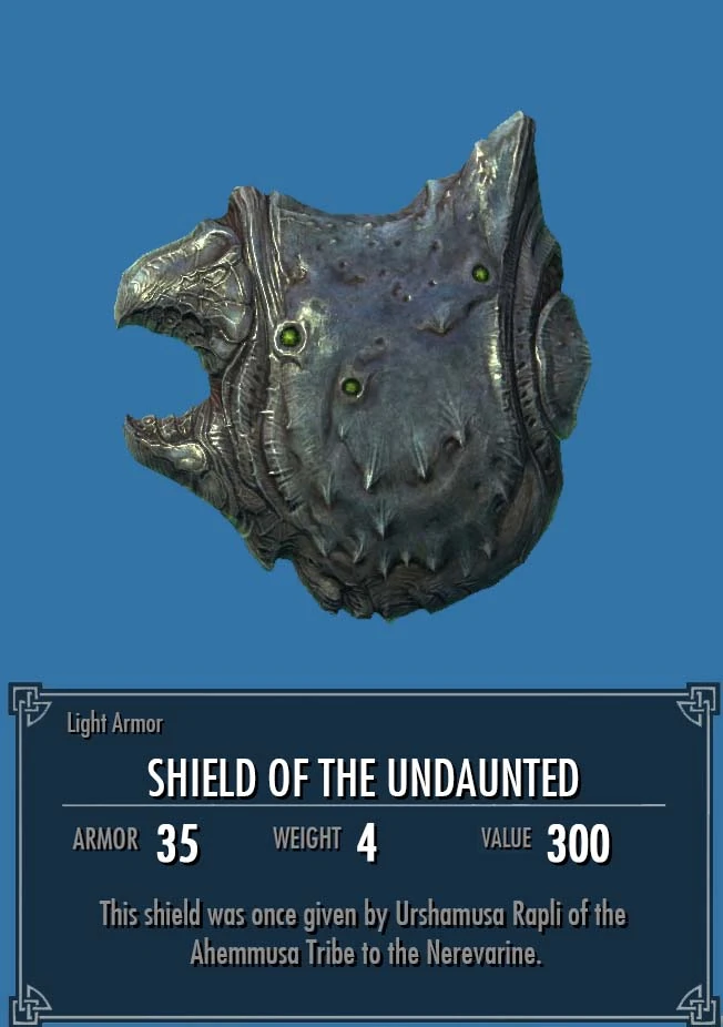 Shield of the Undaunted | Legacy of the Dragonborn | Fandom