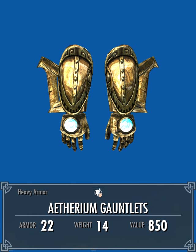 Aetherium Gauntlets Legacy Of The Dragonborn Fandom