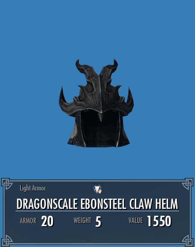 Dragonscale Ebonsteel Claw Helm Legacy Of The Dragonborn Fandom