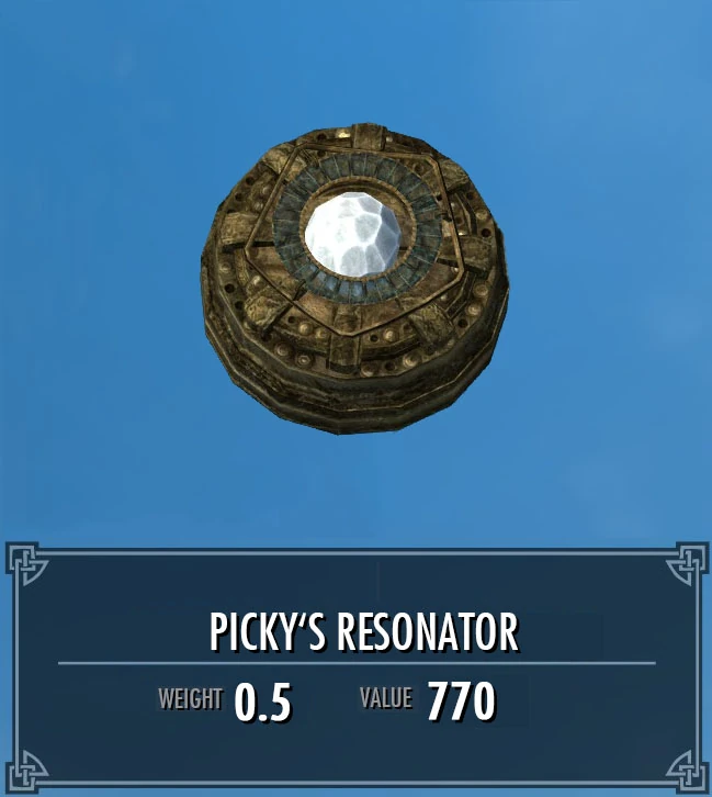 Picky's Resonator | Legacy of the Dragonborn | Fandom