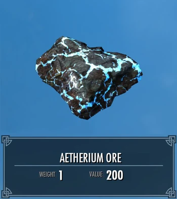 Aetherium Ore | Legacy of the Dragonborn | Fandom