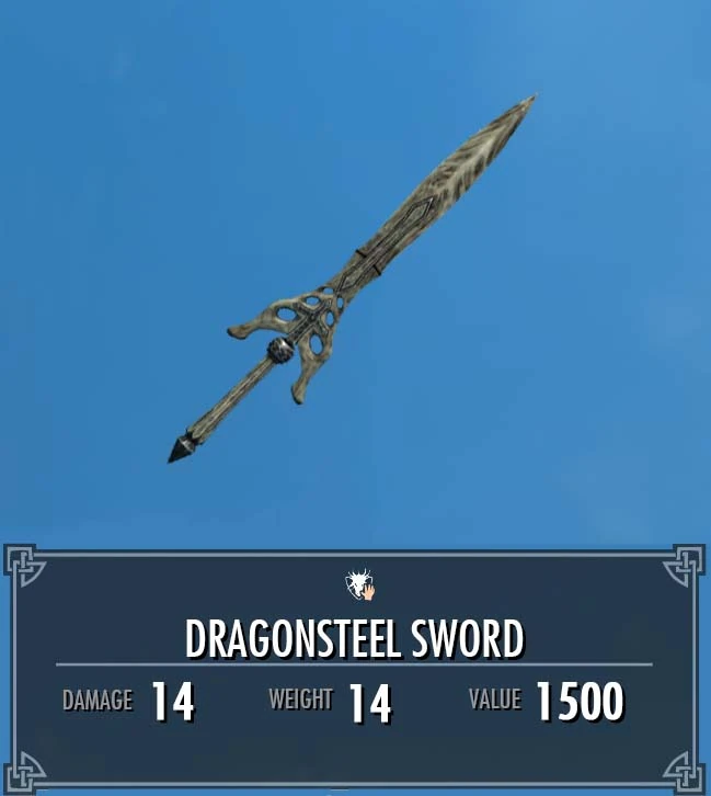 Dragonsteel Sword | Legacy of the Dragonborn | Fandom