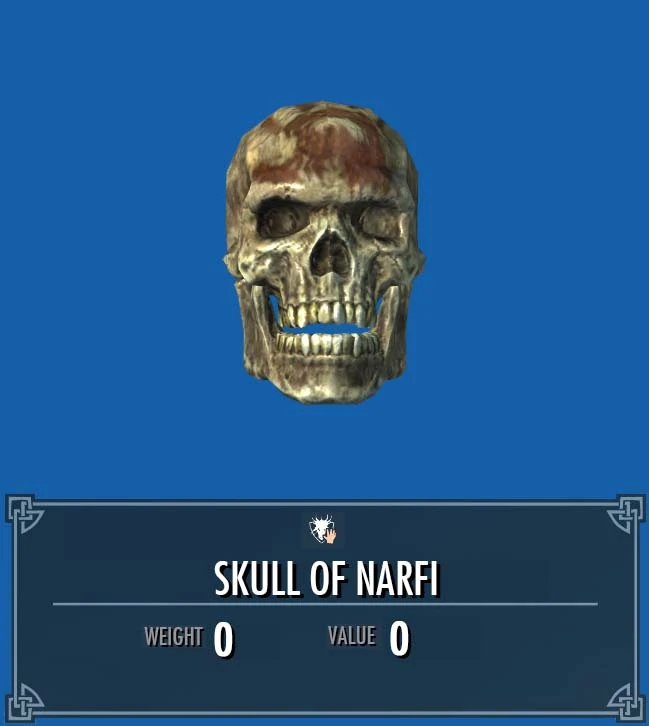 Skull of Narfi | Legacy of the Dragonborn | Fandom