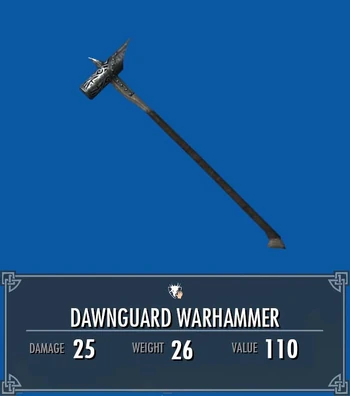 Dawnguard Warhammer | Legacy of the Dragonborn | Fandom
