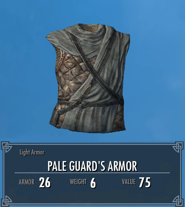 Pale Guard's Armor | Legacy of the Dragonborn | Fandom