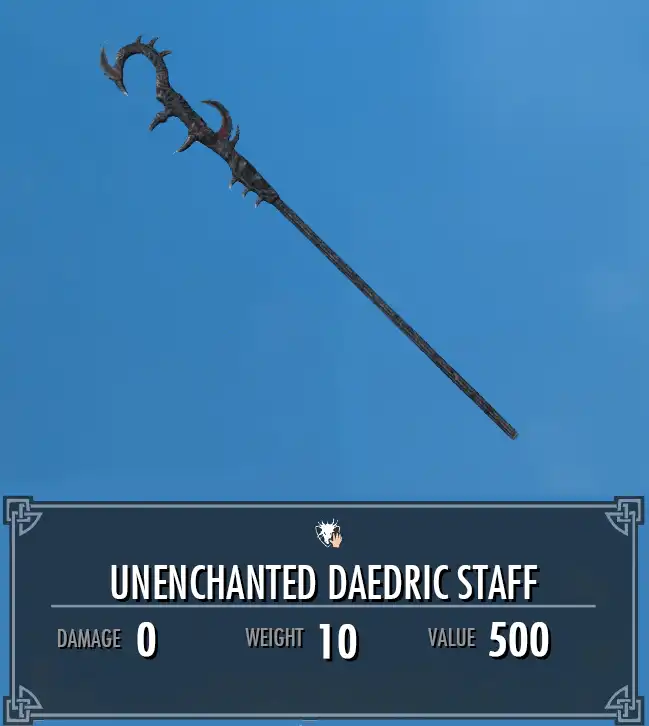 Daedric Staff | Legacy of the Dragonborn | Fandom