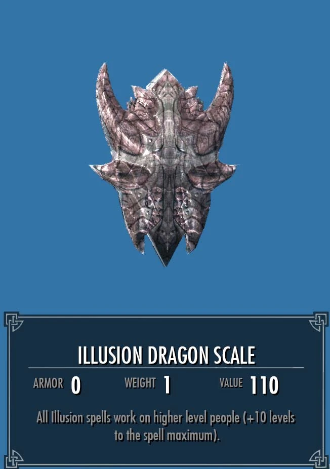 Illusion Dragon Scale | Legacy of the Dragonborn | Fandom