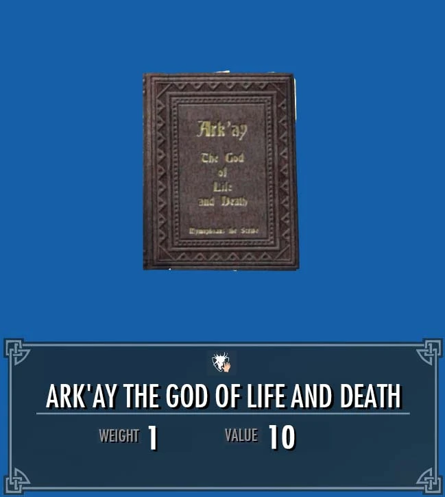 Ark'ay the God of Life and Death | Legacy of the Dragonborn | Fandom