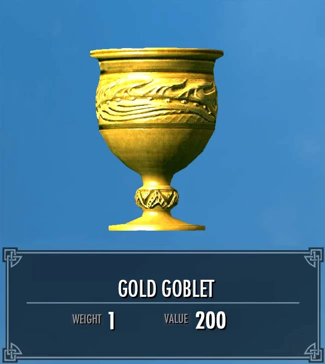 Gold Goblet (1) | Legacy of the Dragonborn | Fandom