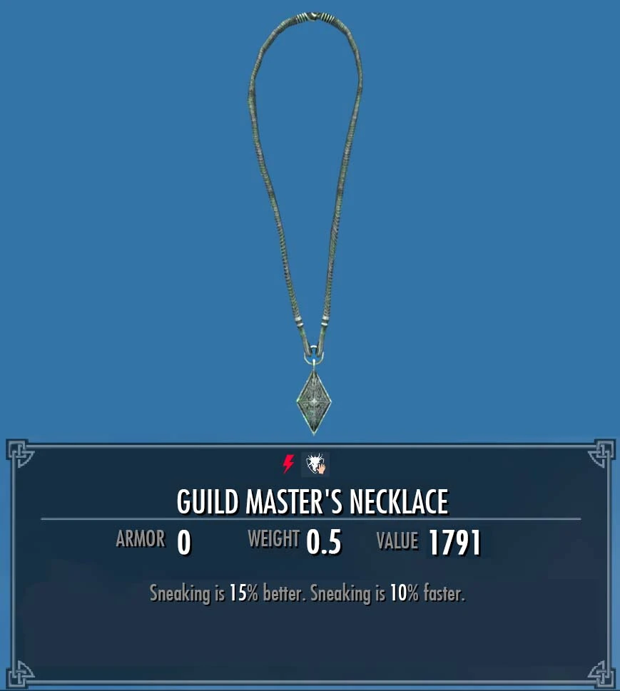 Guild Master's Necklace | Legacy of the Dragonborn | Fandom