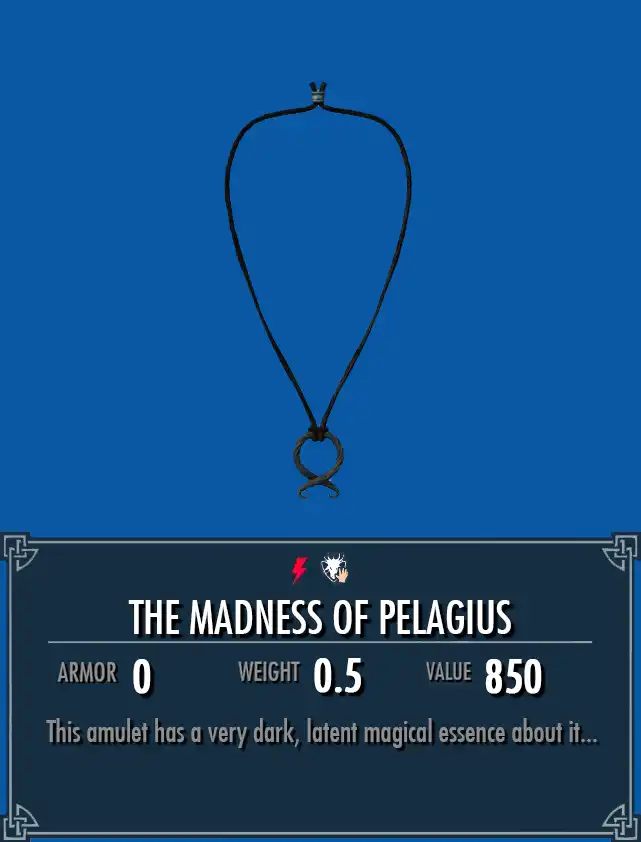 The Madness of Pelagius (Amulet) | Legacy of the Dragonborn | Fandom