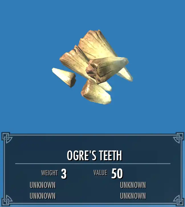 Ogre's Teeth | Legacy of the Dragonborn | Fandom