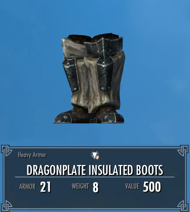 Dragonplate Insulated Boots Legacy Of The Dragonborn Fandom