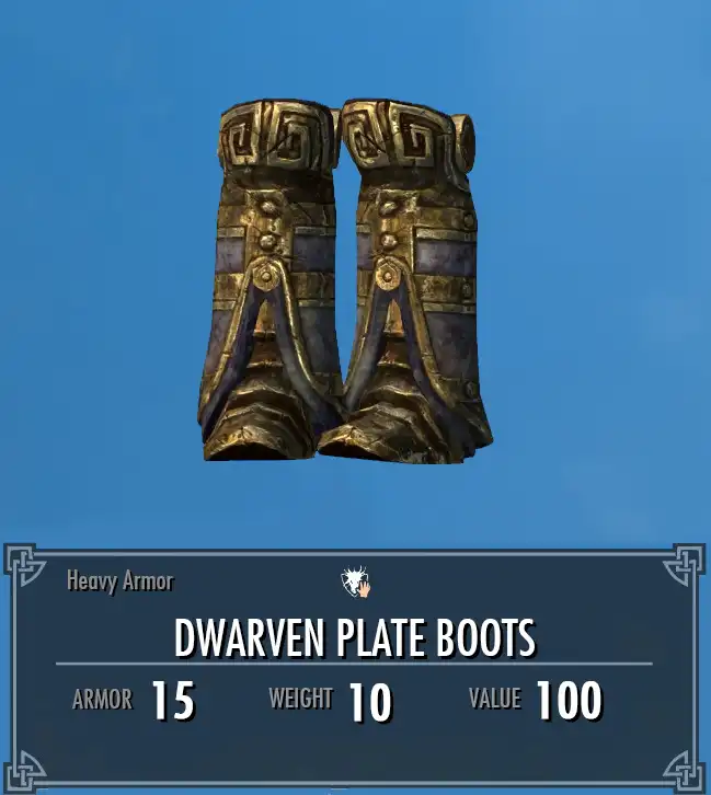 Dwarven Plate Boots | Legacy of the Dragonborn | Fandom